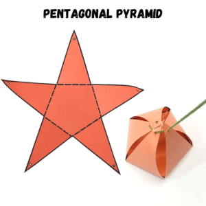 Pull up Net of 3d Shapes- PDF - bee.a.maker