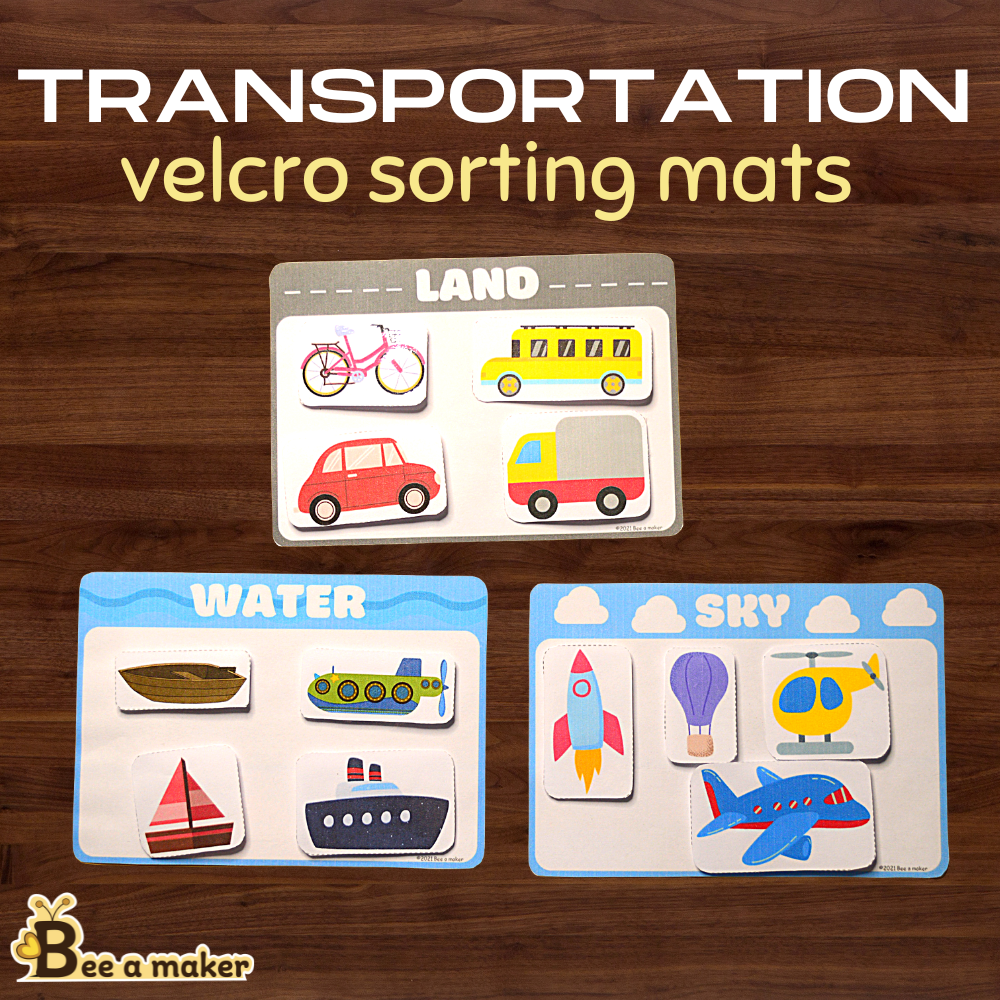 Transportation sorting mats - bee.a.maker