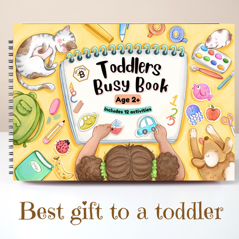 Toddler's Busy Book - bee.a.maker