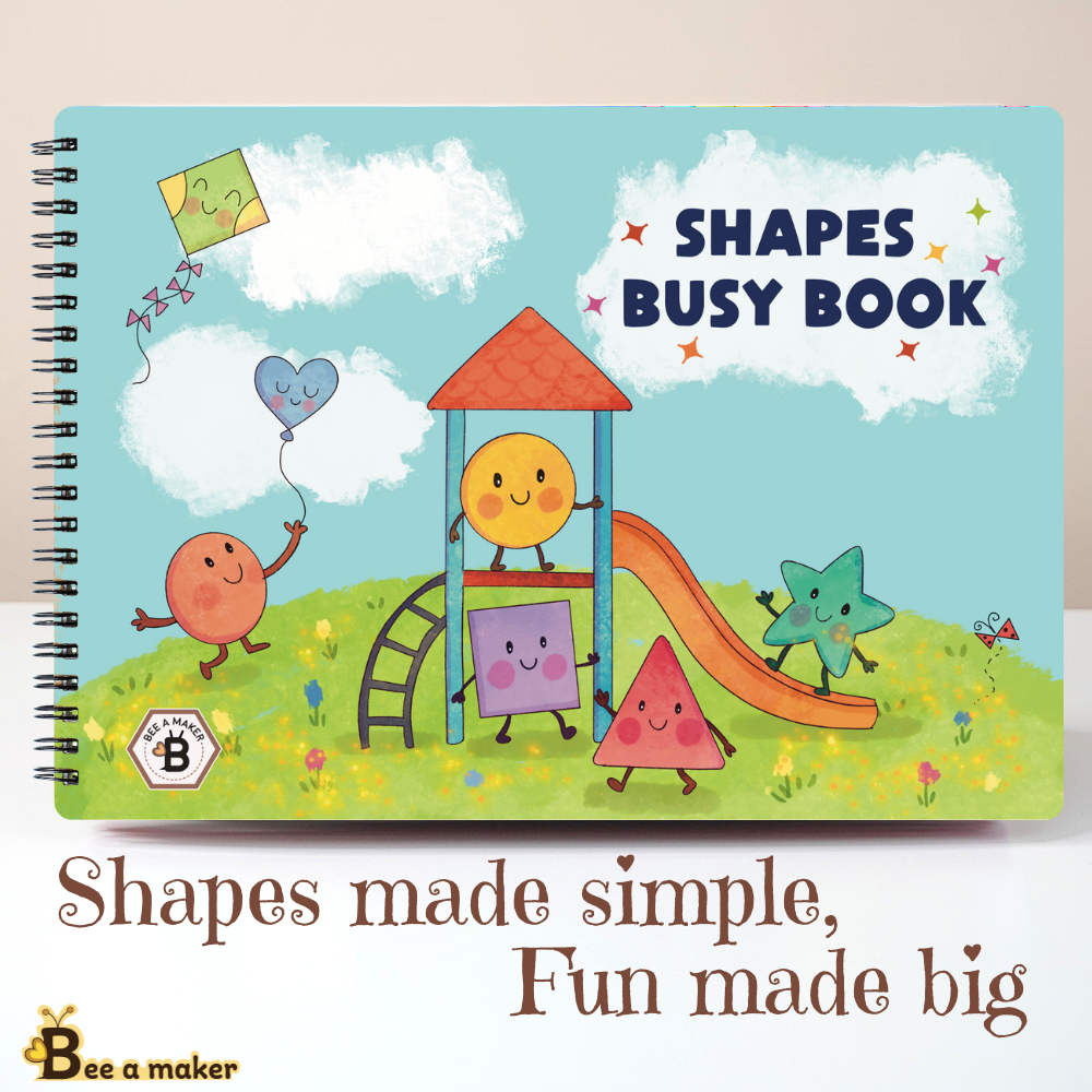 Shapes busy book - bee.a.maker