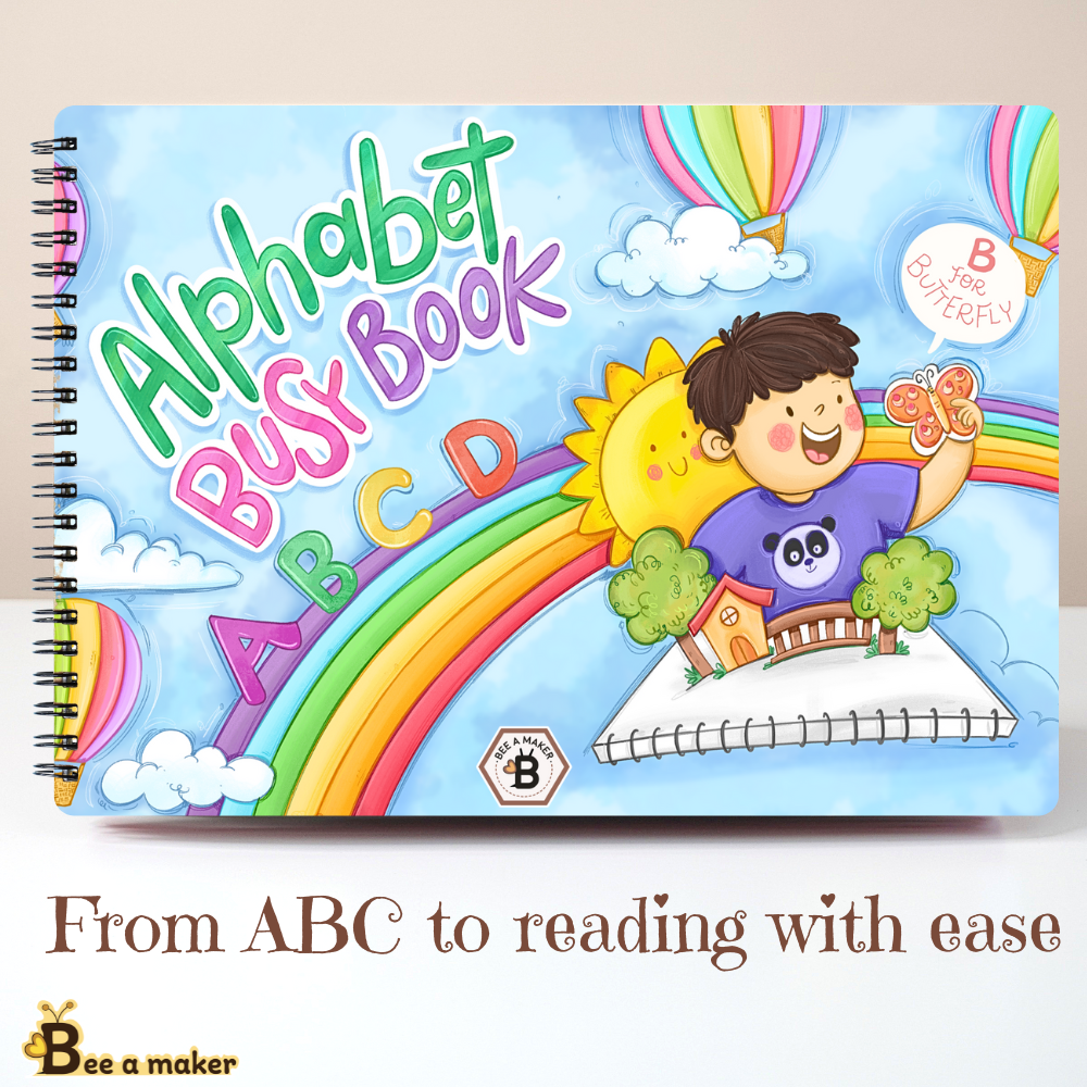 Alphabet busy book - bee.a.maker
