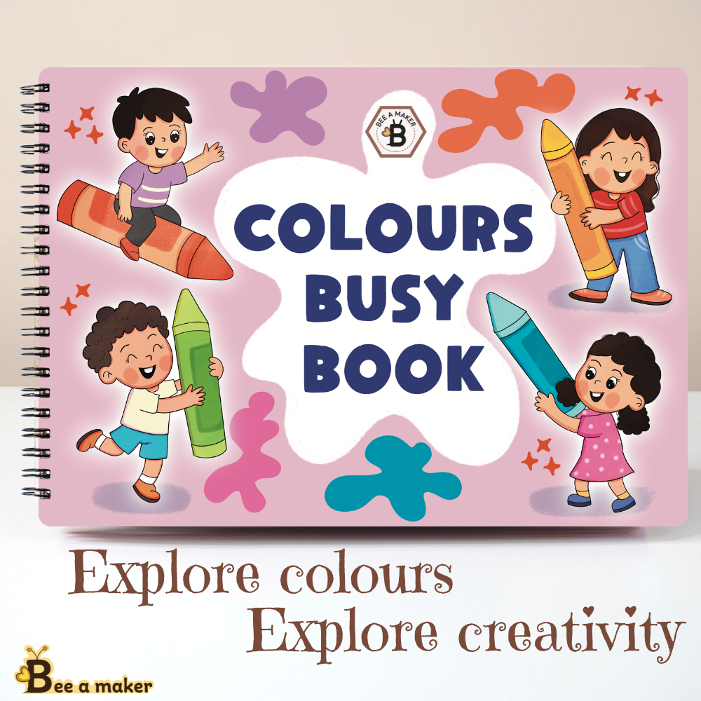 Colours busy book or busy binder - bee.a.maker