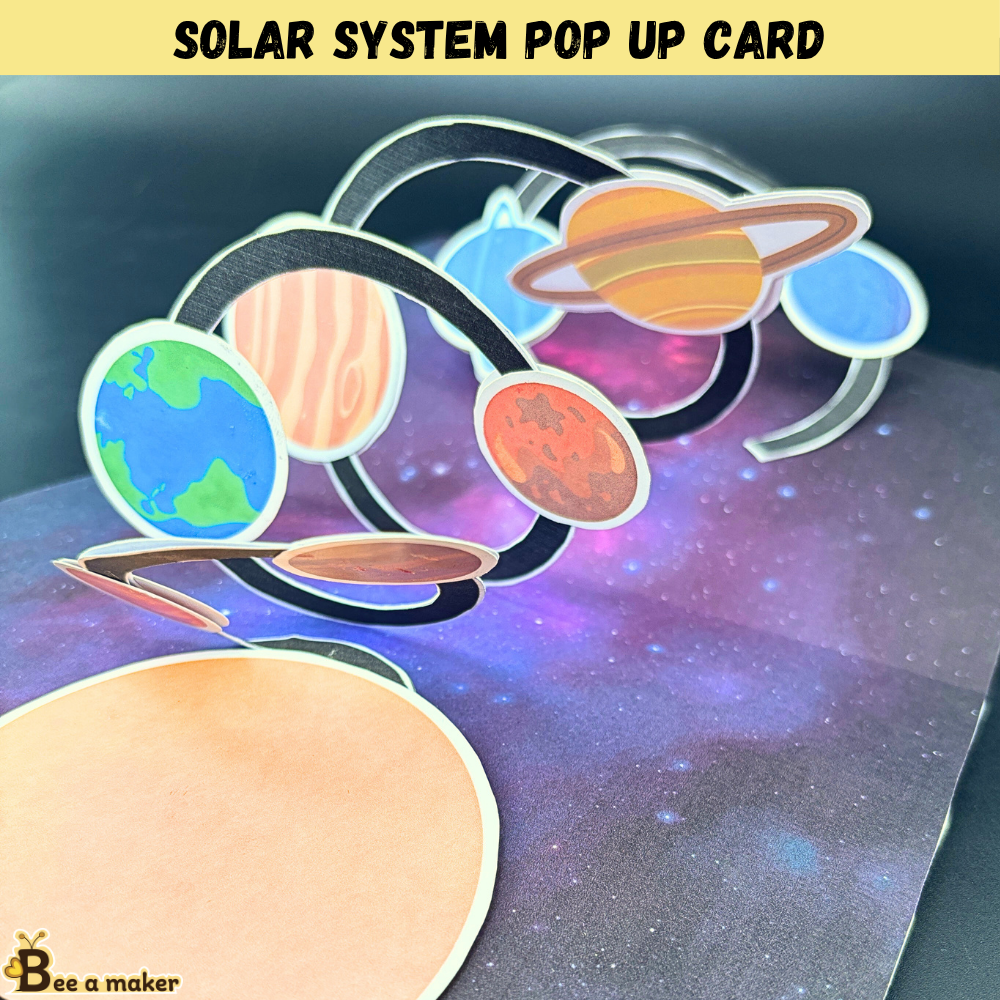 3D Solar System Pop-Up Craft for Kids | Space Activity Printable ...